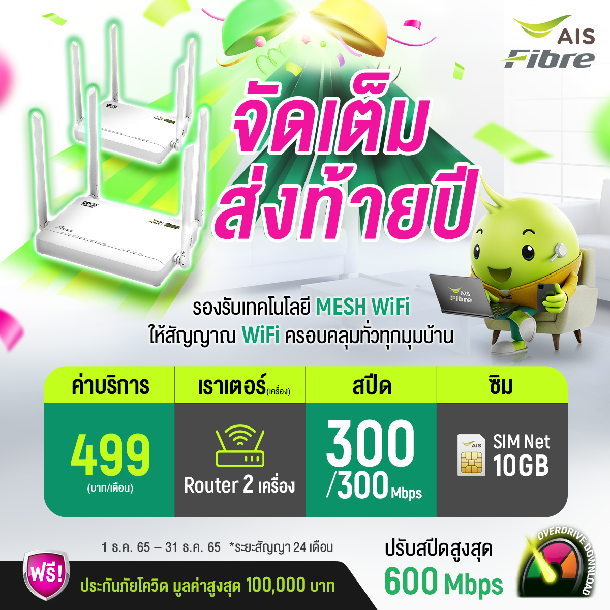 TestFibre AIS Shop Area1 (ส่วนงาน FBB Online) อยู่กับเอไอเอสดีที่สุด เอ ...